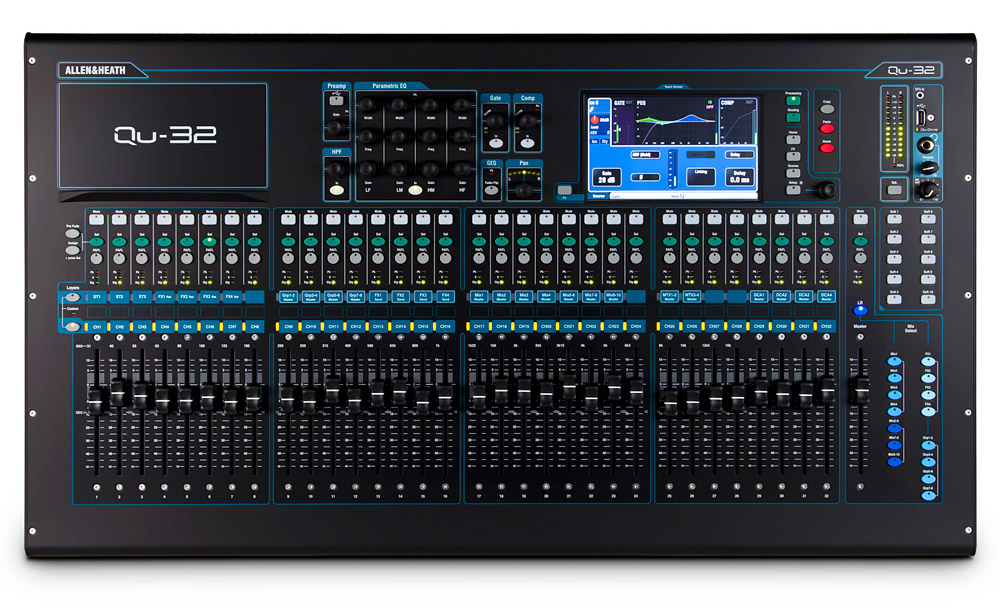 Allen&Heath QU-32 | Mixer kỹ thuật số giá rẻ nhiều chức năng