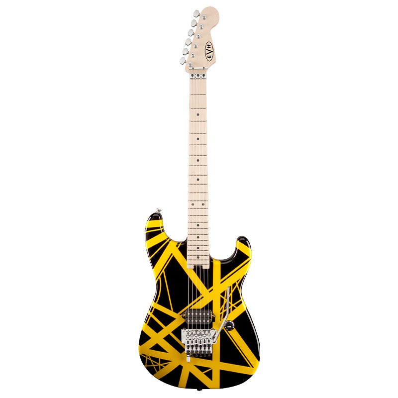 EVH® Striped Series Red with Black Stripes